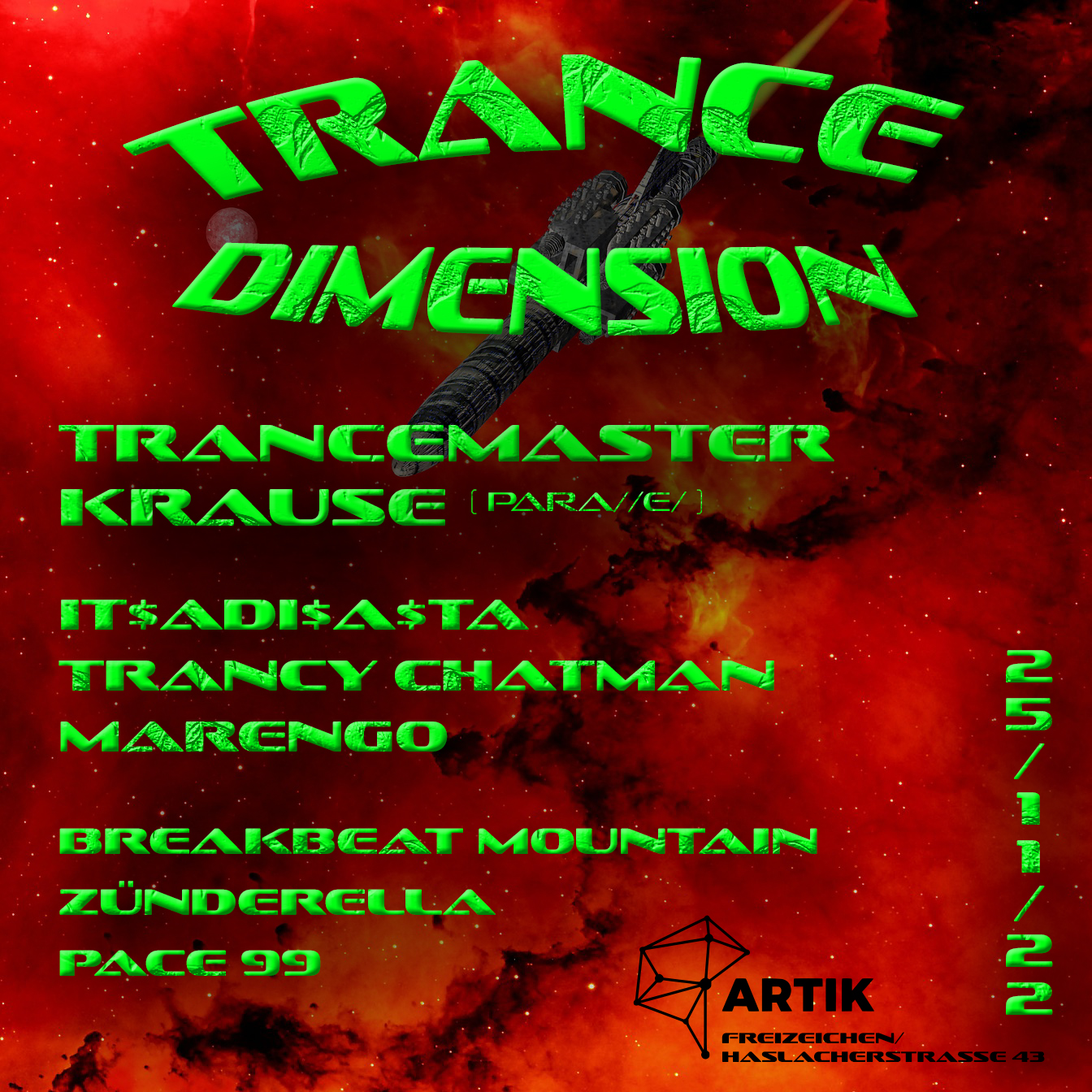 Trance Dimension Vol.3 x Trancemaster Krause - ArTik Freiburg • Jugend ...