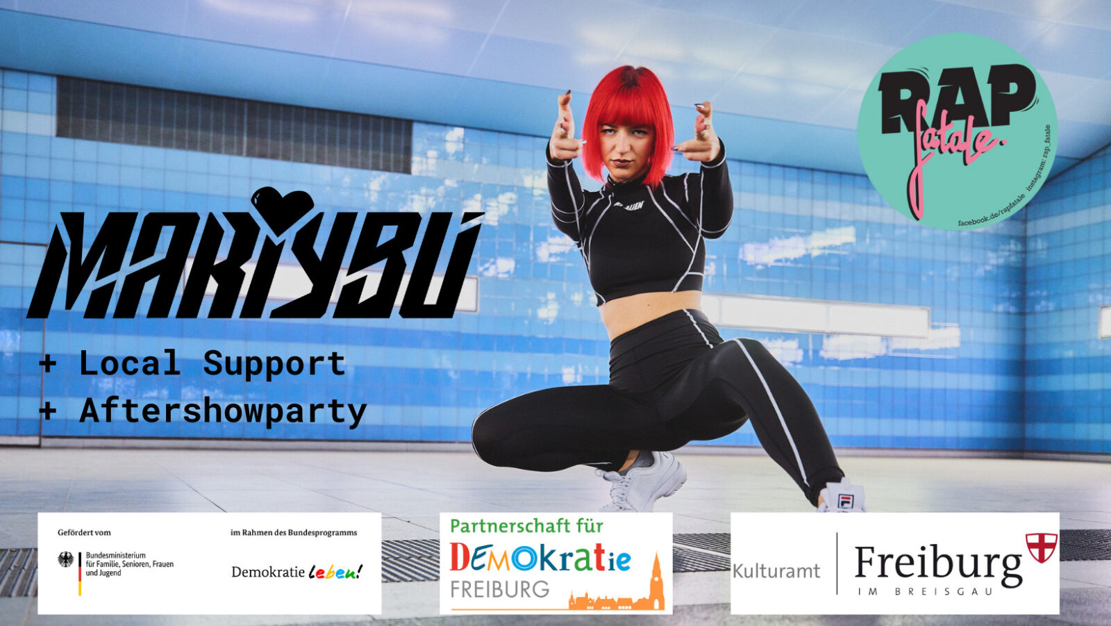 Mariybu + Support + Aftershowparty - ArTik Freiburg • Jugend Kunst Kultur Bildung
